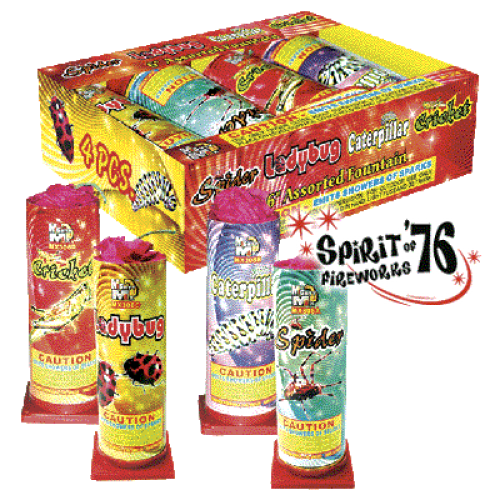 6" Assorted Fountains | Boomer's Fireworks