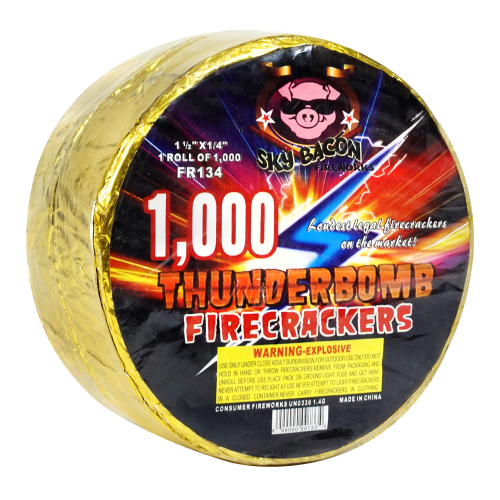 Firecrackers - 1000 roll | Boomer's Fireworks